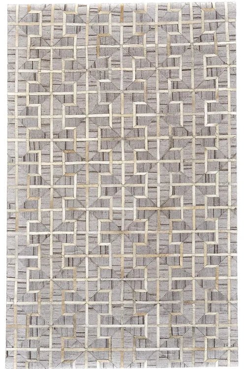 Tapete de Piel Fannin Ivory | Daaq Interiores